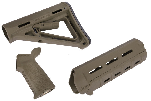 Magpul PTS MOE Conversion Kit for M4 Series Airsoft AEGs - (OD Green ...