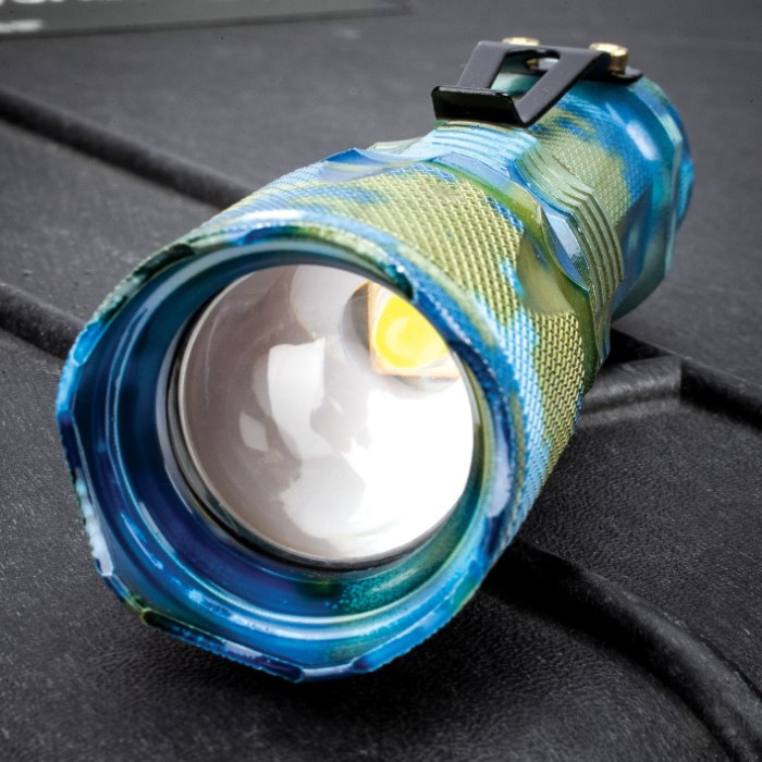 Trailblazer Mini Blue Camo LED Flashlight - Hero Outdoors