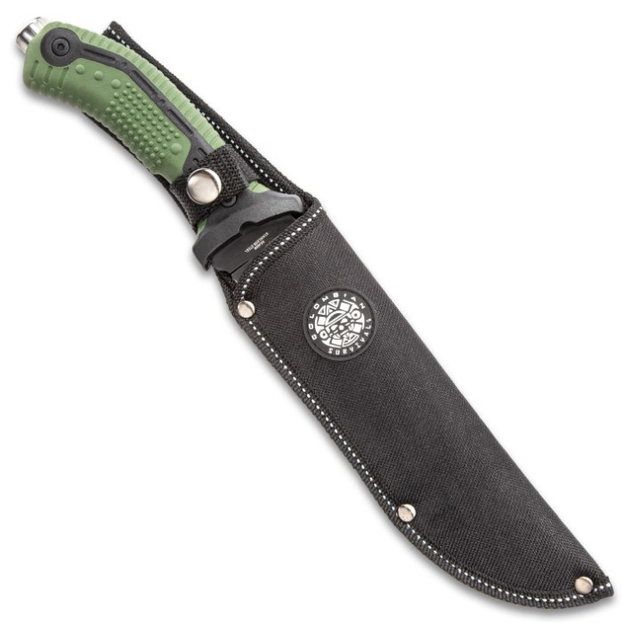 Colombian Bogota Survival Fixed Blade Knife w/Sheath - Hero Outdoors