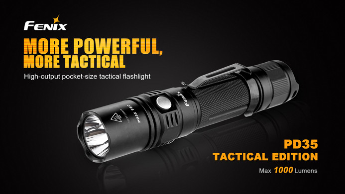 Fenix PD35R High Intensity Tactical Flashlight - Hero Outdoors