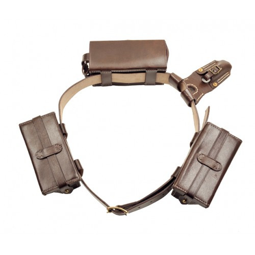 Japanese Arisaka Type 38 Ammo Pouches, Leather Belt, Bayonet Frog ...