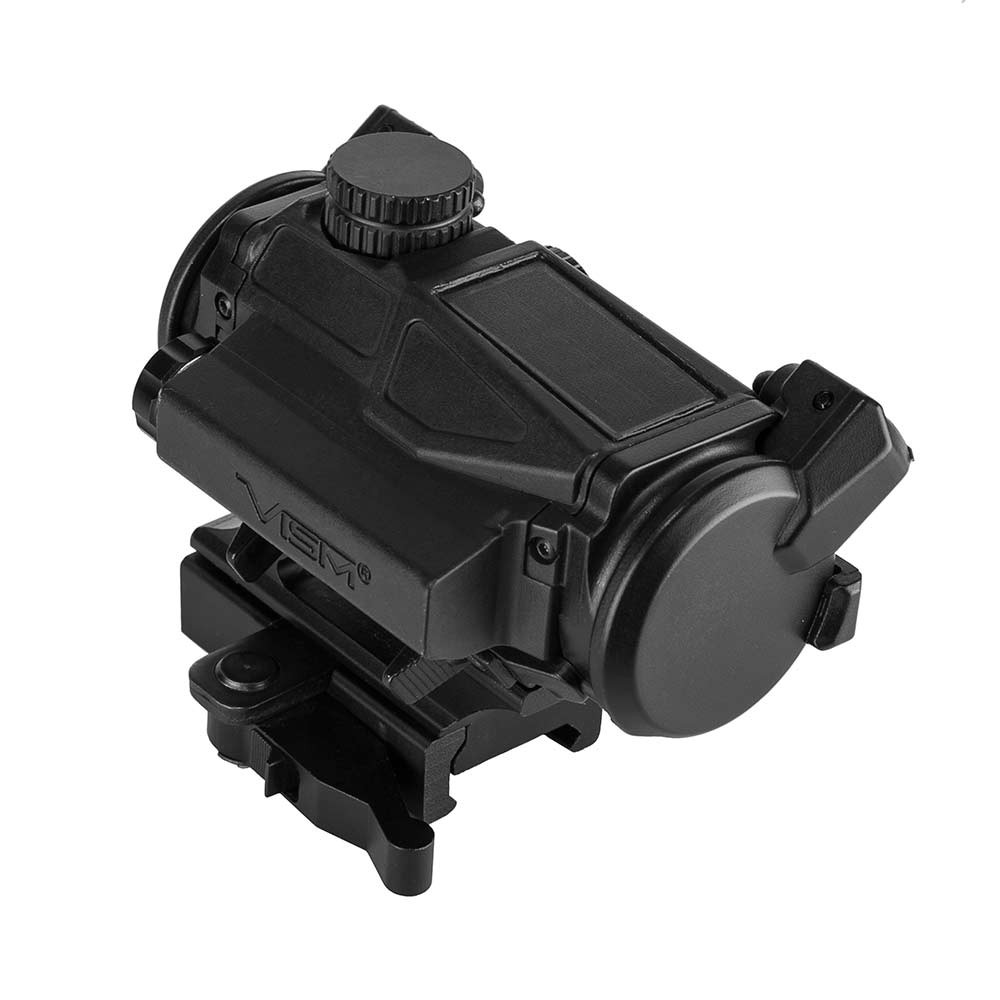 VISM SPD COMBAT Solar Powered Red Dot Reflex Sight - Black - Hero Outdoors