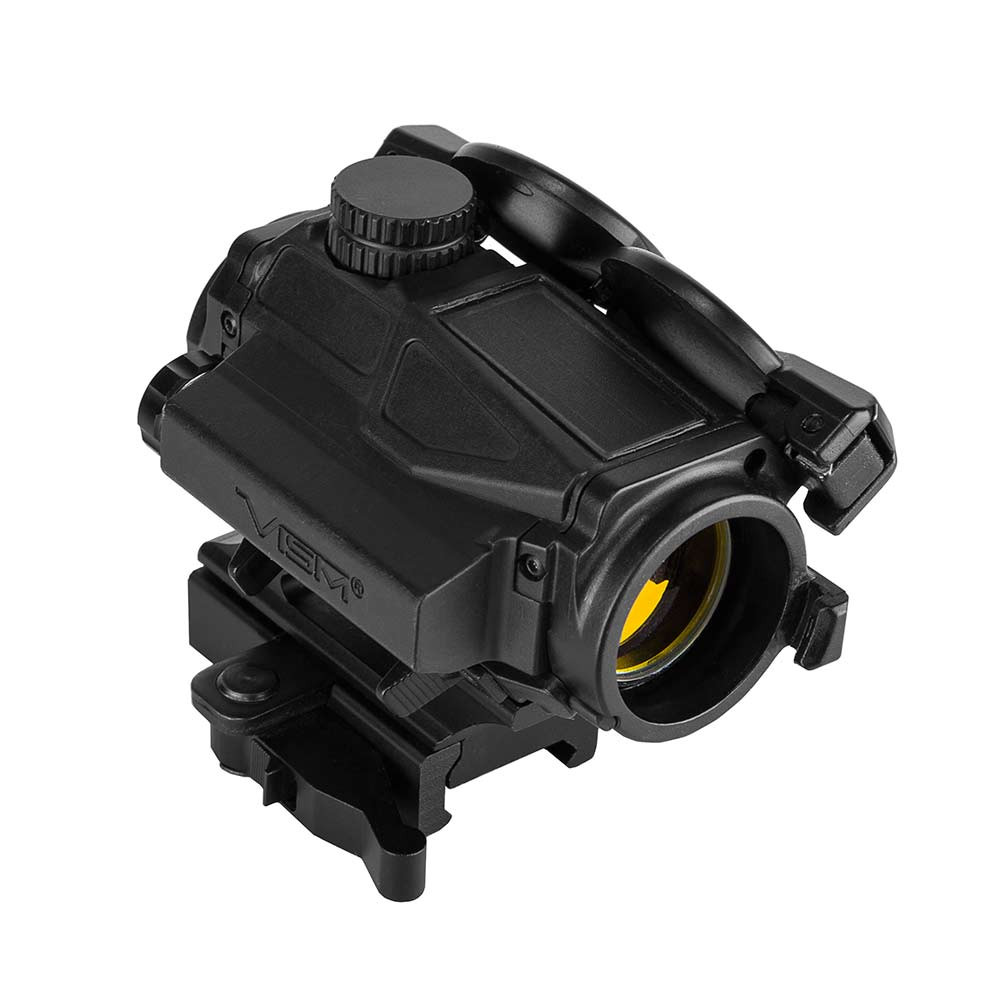 VISM SPD COMBAT Solar Powered Red Dot Reflex Sight - Black - Hero Outdoors