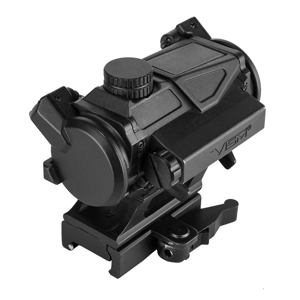 VISM SPD COMBAT Solar Powered Red Dot Reflex Sight - Black - Hero Outdoors
