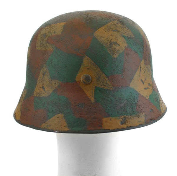 German WW2 M35 SS Splinter Pattern Helmet - Hero Outdoors