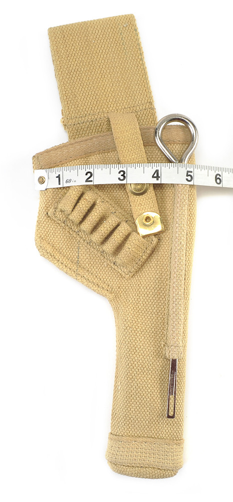 British Tanker 455 Webley Canvas Holster w/Shell Loops & Cleaning Rod ...
