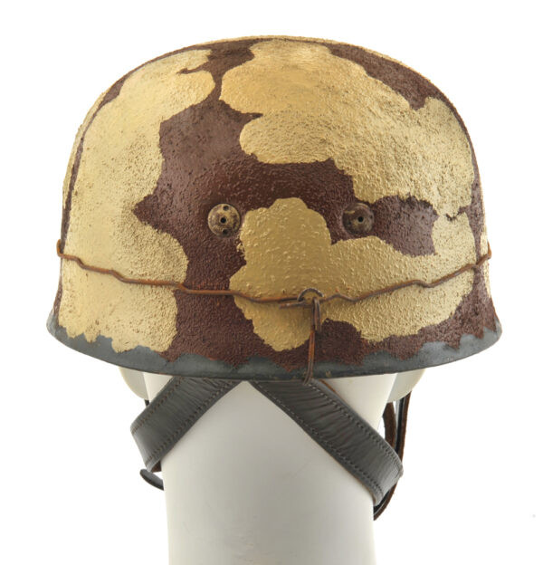German WW2 Paratrooper Afrika Korps M38 Fallschirmjager Helmet w/Decal ...