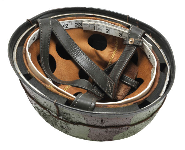 German WW2 Paratrooper M38 Fallschirmjager Helmet Green Brown ...