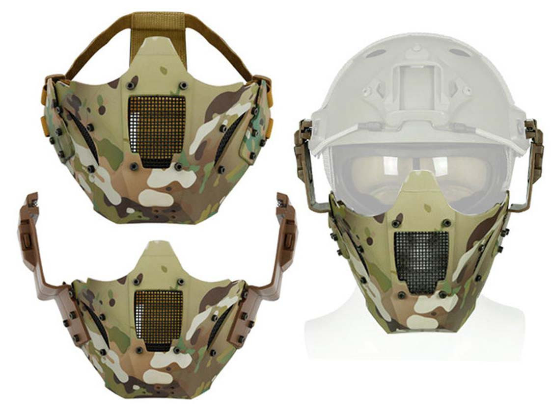 Matrix Iron Warrior Polymer and Mesh Modular Face Mask - Hero Outdoors