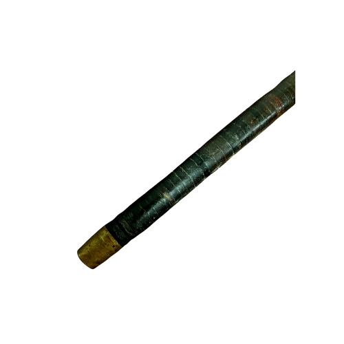 Stacked Leather Walking Cane/Swagger Stick - Hero Outdoors