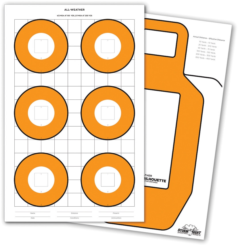 Long-Range Targets 25 pack - Hero Outdoors