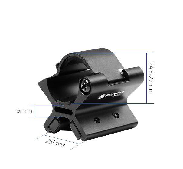 Brinyte Magnetic Barrel Mounting Bracket For Lasers and Flashlights ...