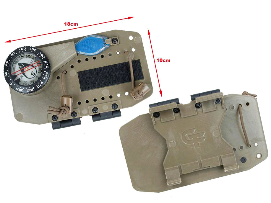 TMC Polymer Phone Navigation Board w/ Compass - Hero Outdoors