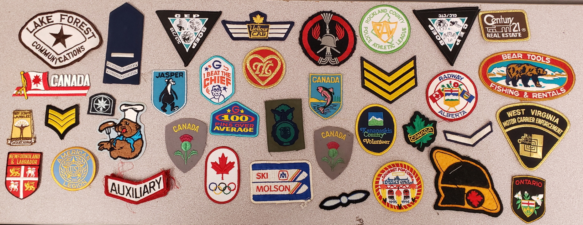 Misc. Authentic Issue Patch Lot - 119 Patches - Hero Outdoors