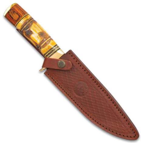 Timber Rattler Nairobi Hunter Knife w/ Sheath - Hero Outdoors