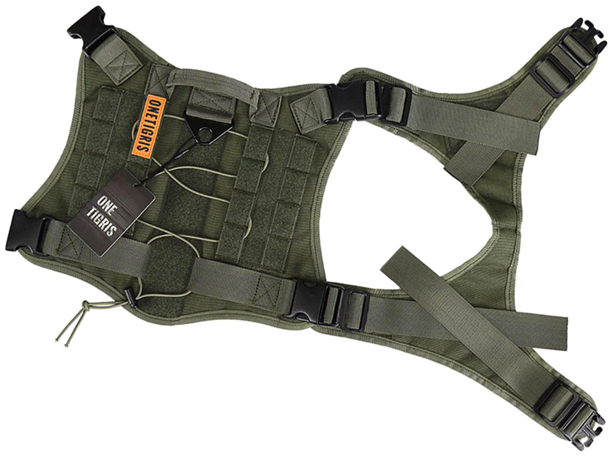 OneTigris Fire Watcher Dog Harness (Color: Ranger Green) - Hero Outdoors