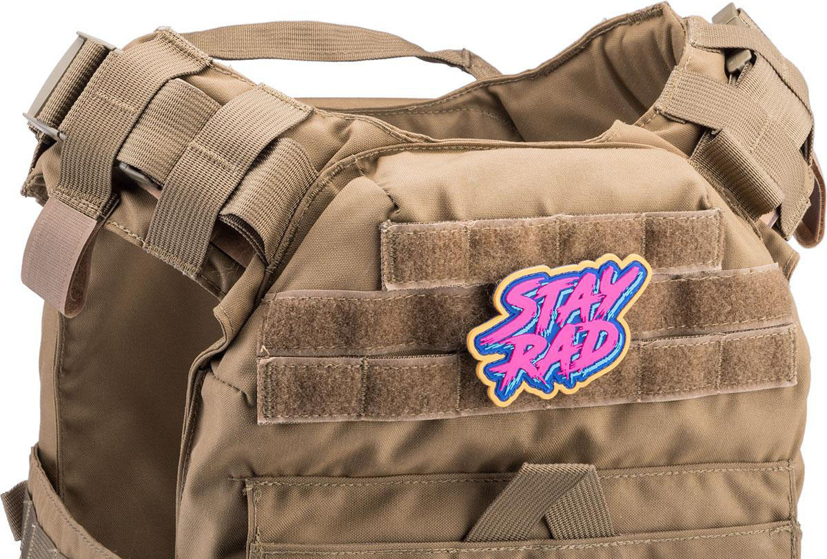 Mil-Spec Monkey "Stay Rad" PVC Morale Patch - Hero Outdoors