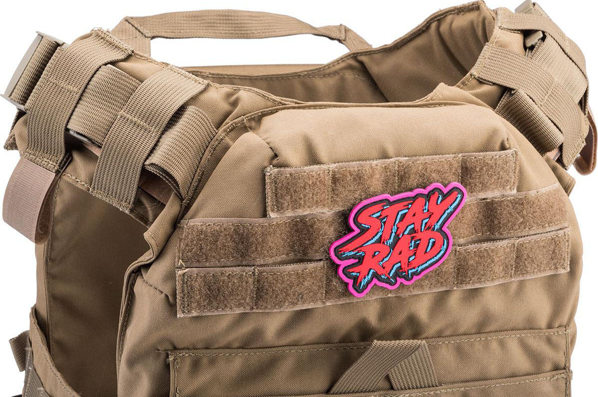 Mil-Spec Monkey "Stay Rad" PVC Morale Patch - Hero Outdoors