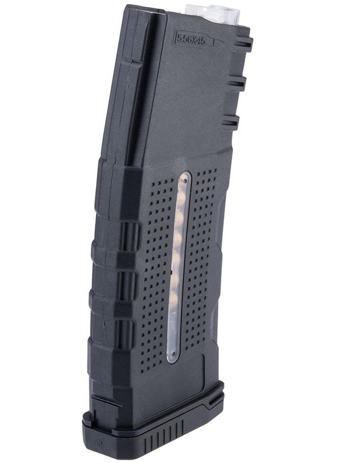 Avengers Windowed Polymer Magazine for M4/M16 Series Airsoft AEG Rifles ...