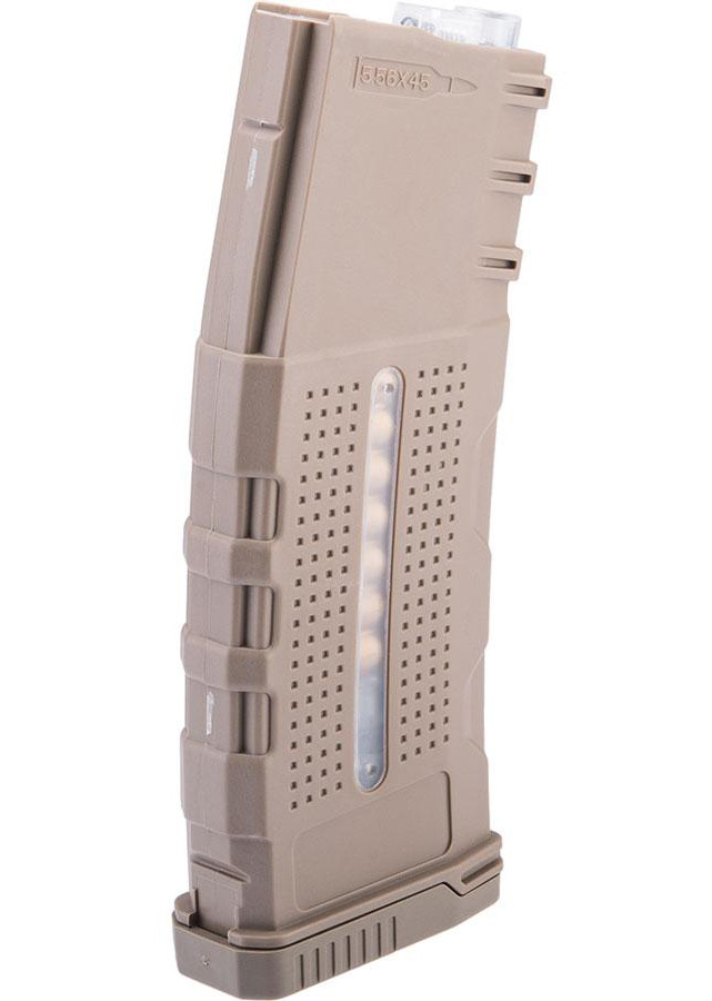 Avengers Windowed Polymer Magazine for M4/M16 Series Airsoft AEG Rifles ...