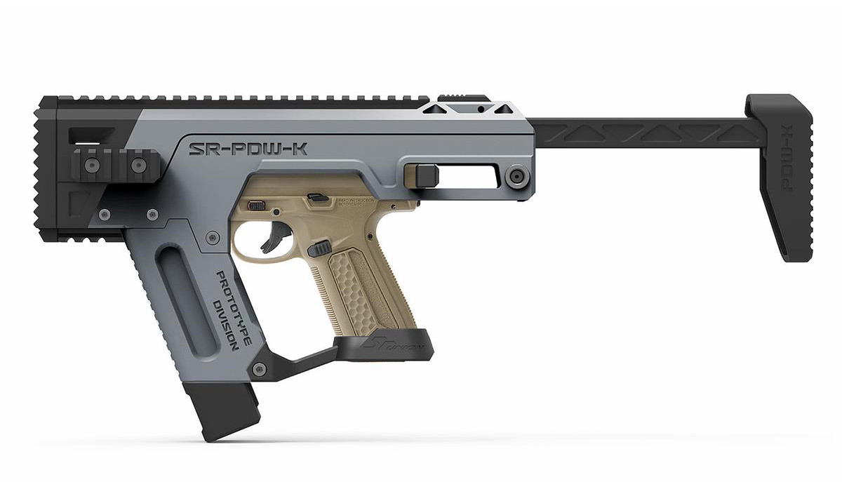 SRU PDW Conversion Kit for Action Army AAP-01 Gas Blowback Airsoft ...