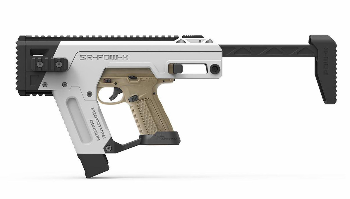 SRU PDW Conversion Kit for Action Army AAP-01 Gas Blowback Airsoft ...