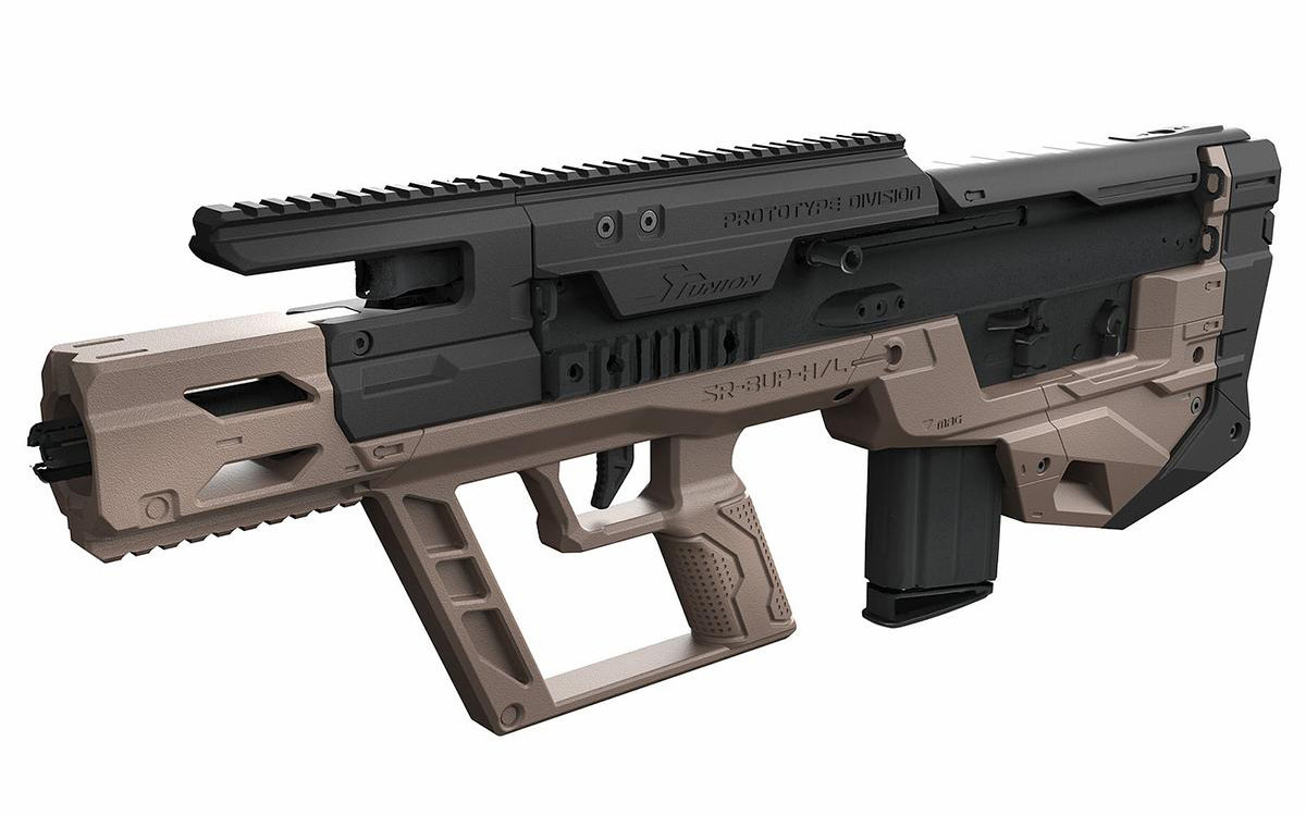 SRU 3D Printed Bullpup Conversion Kit for Tokyo Marui SCAR-L/H Airsoft ...