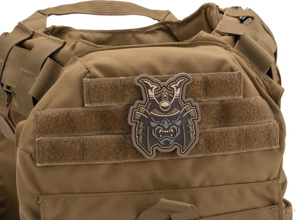 Mil-Spec Monkey "Samurai Head 1" PVC Morale Patch - Hero Outdoors
