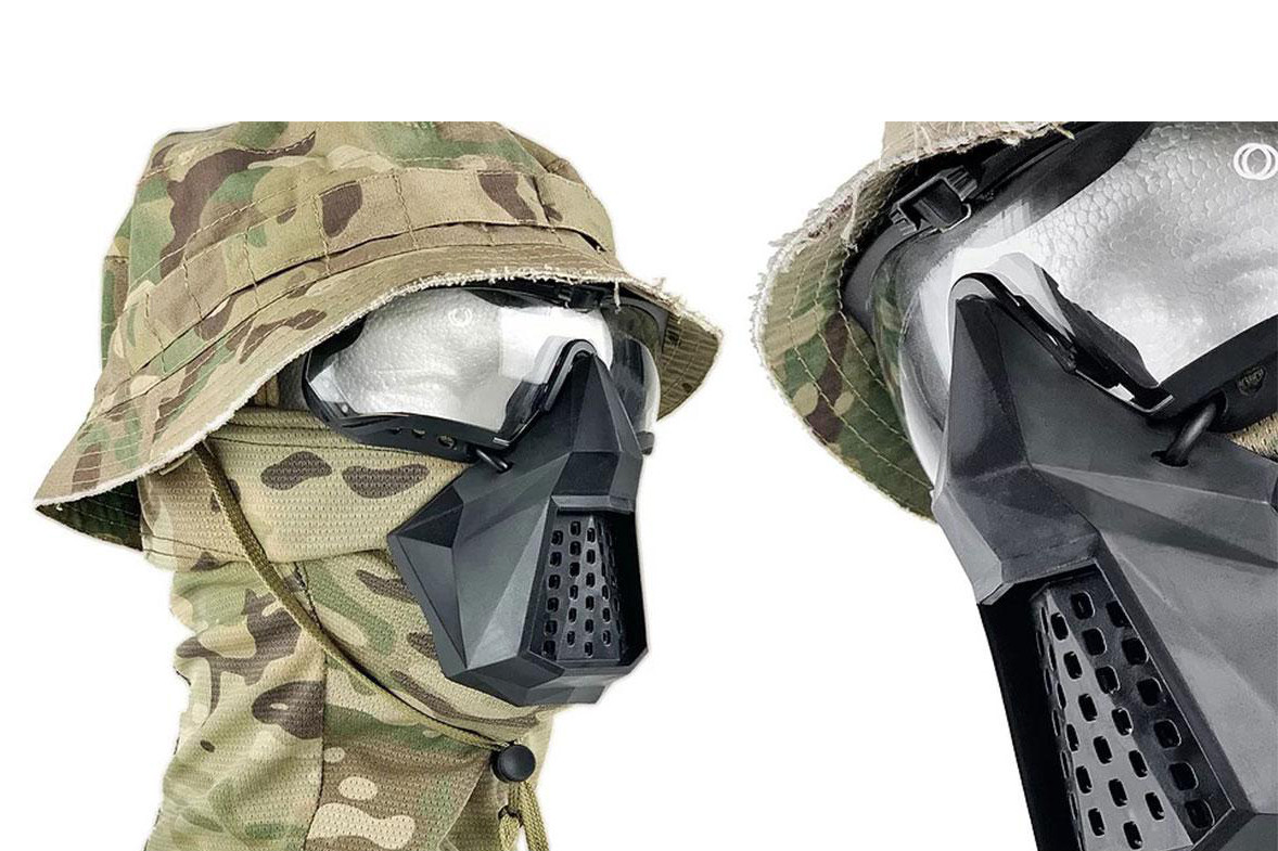 Brain Exploder "The Essentials" Lower Face Protection w/ Goggle ...