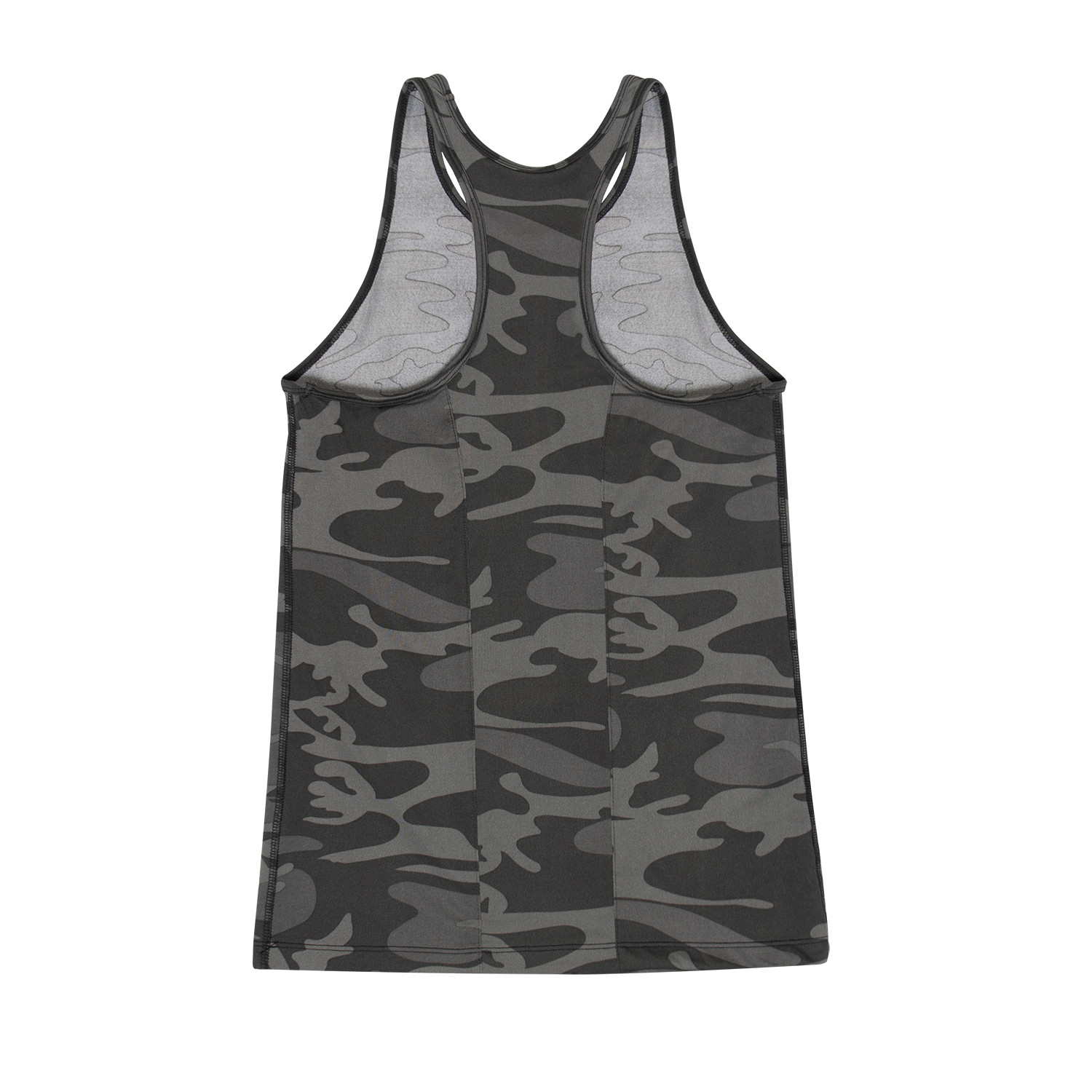 Womens Camo Workout Performance Tank Top - Black Camo - Hero Outdoors