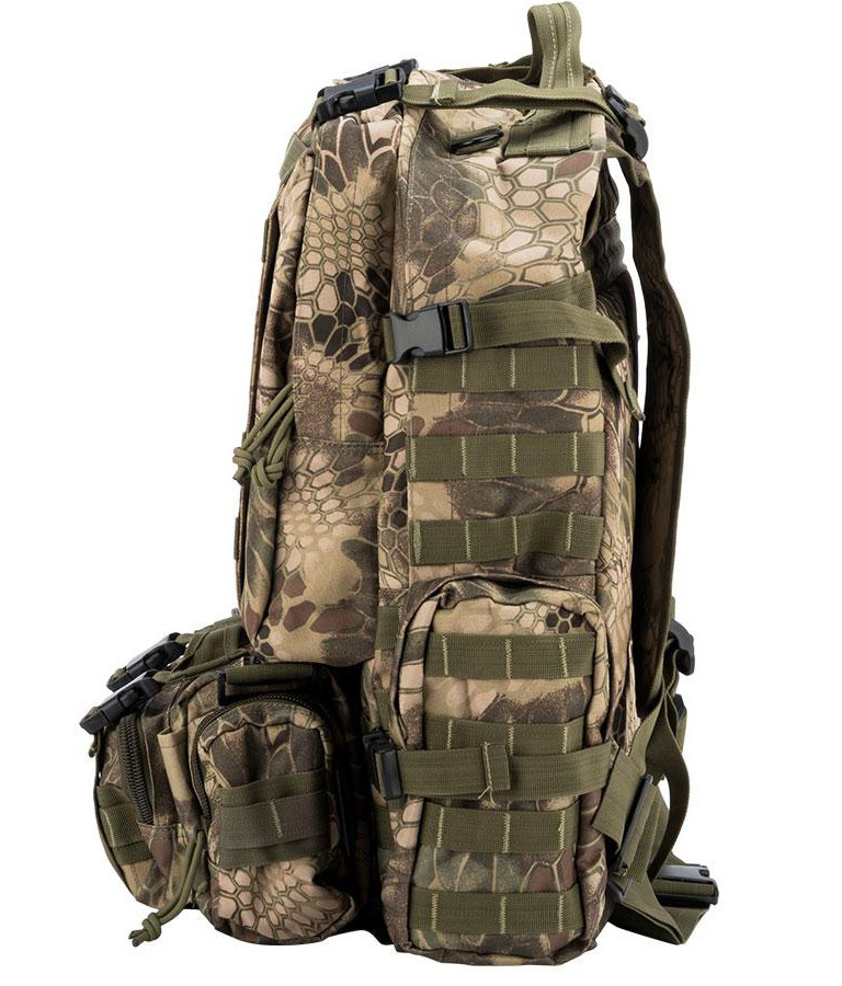 Tac Crew 3-Day Mission Backpack (Color: Kryptic Camo) - Hero Outdoors