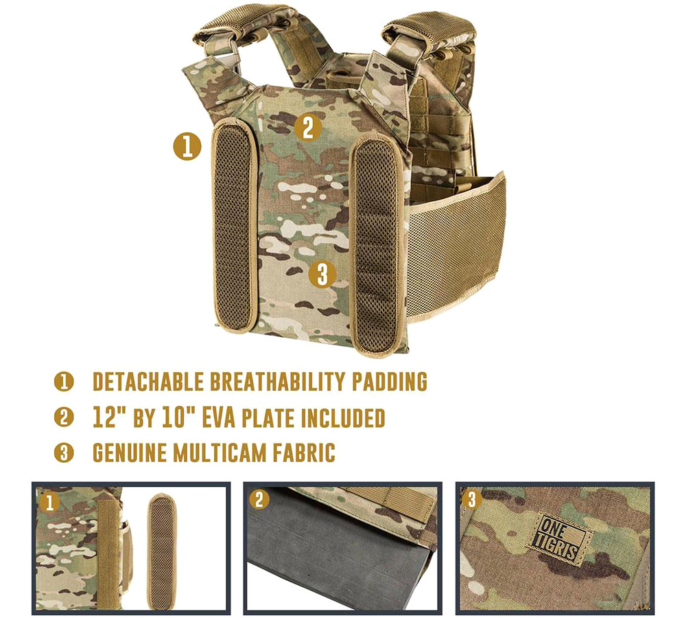 OneTigris GRIFFIN AFPC Airsoft Vest (Color: Multicam) - Hero Outdoors