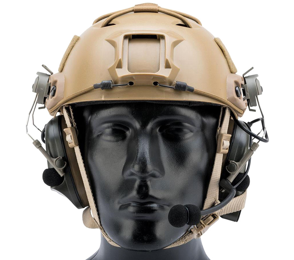 Element Z032 Military Style Noise Canceling Headset for FAST Helmets ...