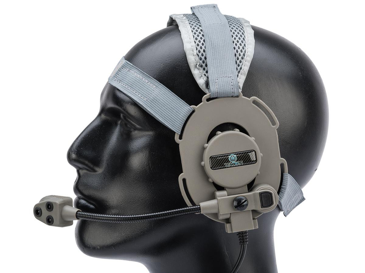 Z-Tactical Z069 Military Style Low Profile Headset w/ Bright Mic - Hero ...