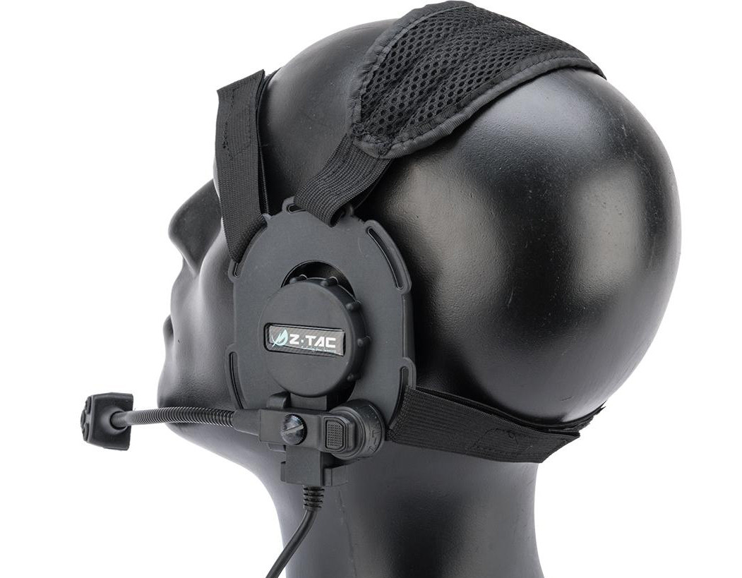 Z-Tactical Z069 Military Style Low Profile Headset w/ Bright Mic - Hero ...