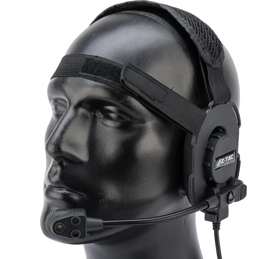 Z-Tactical Z069 Military Style Low Profile Headset w/ Bright Mic - Hero ...