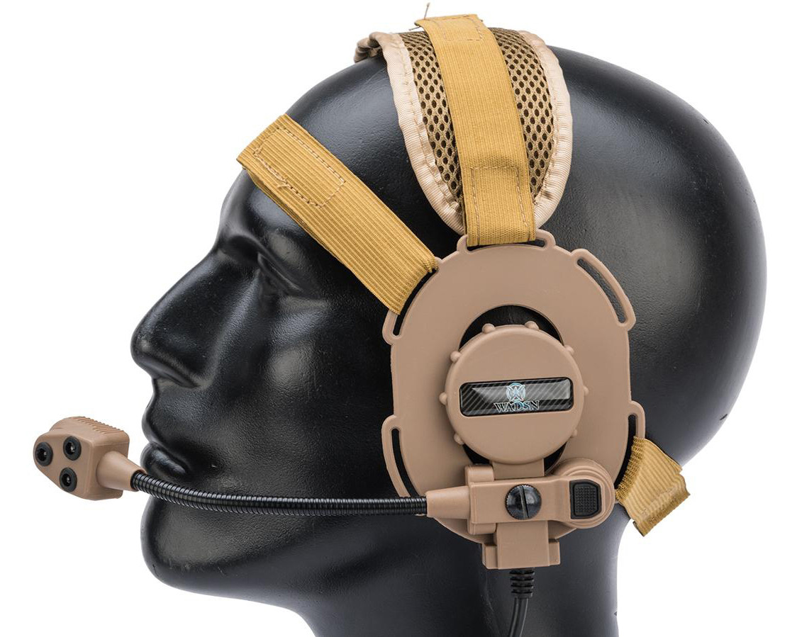 Z-Tactical Z069 Military Style Low Profile Headset w/ Bright Mic - Hero ...