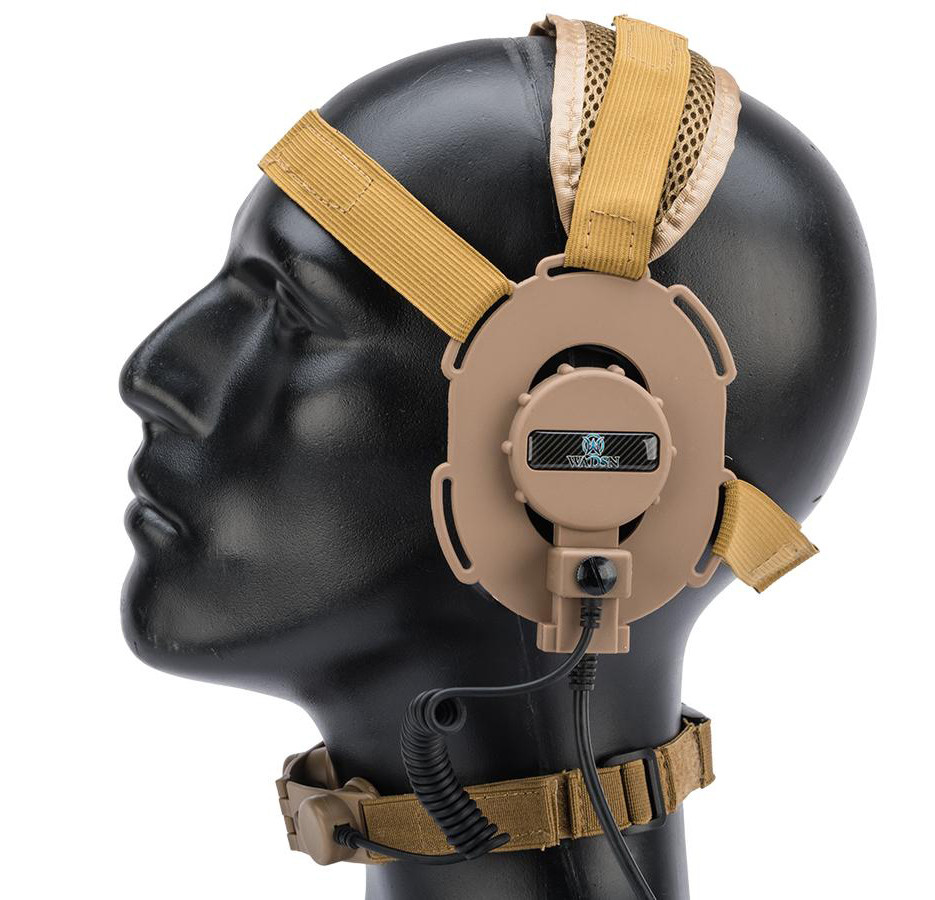 Z-Tactical Z070 Military Style Low Profile Headset w/ Throat Mic - Hero ...