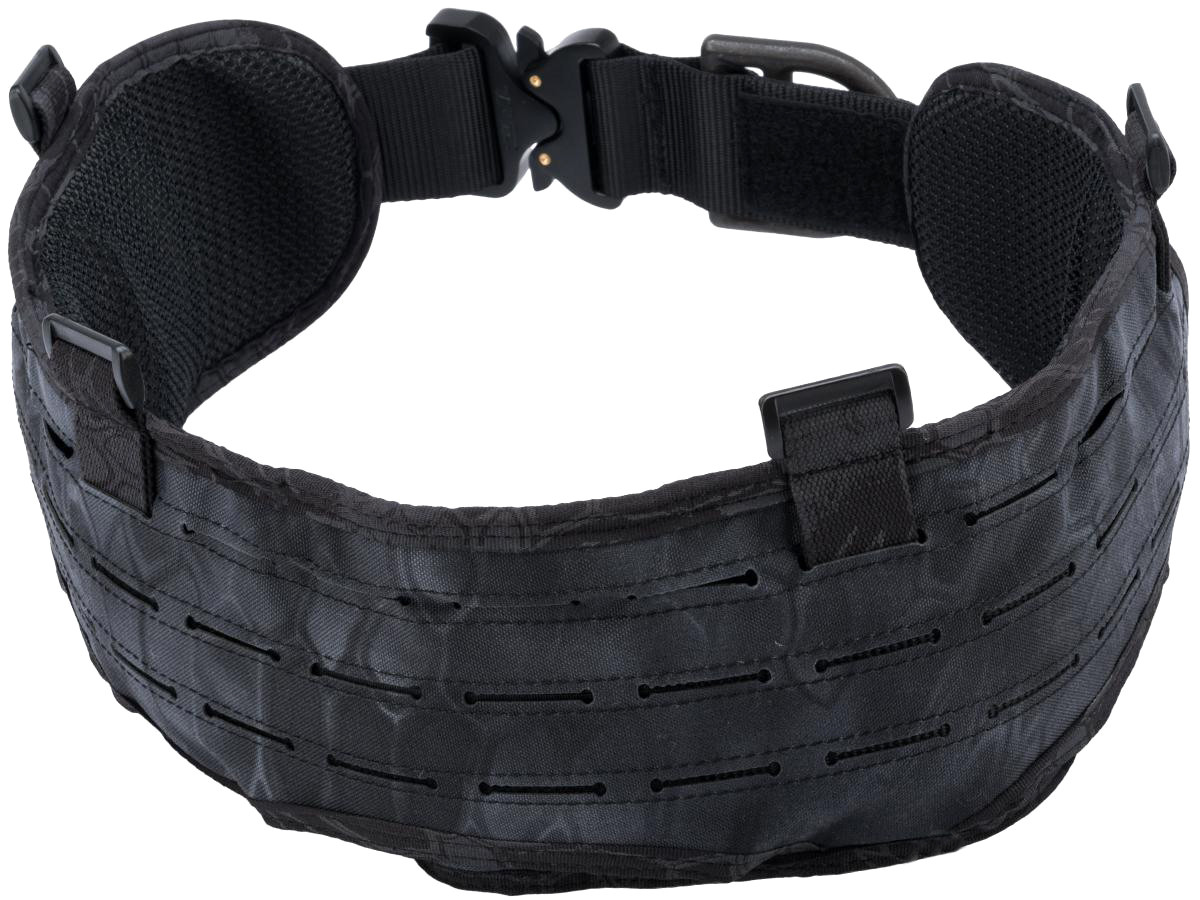 TMC Laser-Cut Padded Battle Belt w/ Rigger's Belt (Color: Kryptek Typho ...