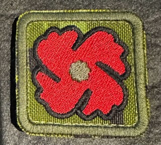 Poppy Velcro Back Patch - Hero Outdoors