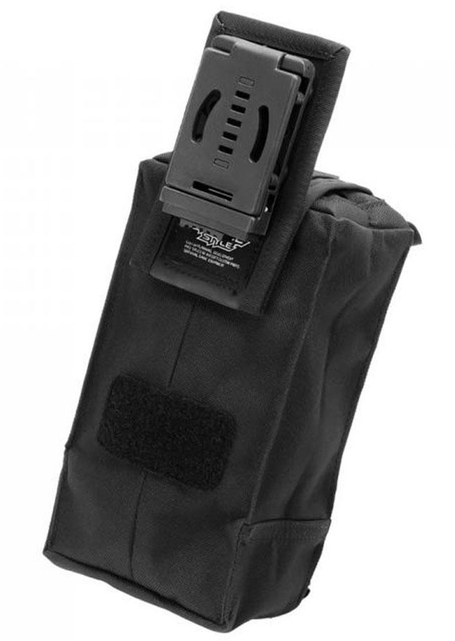Laylax Battle Style Compact Dump Pouch (Color: Black) - Hero Outdoors