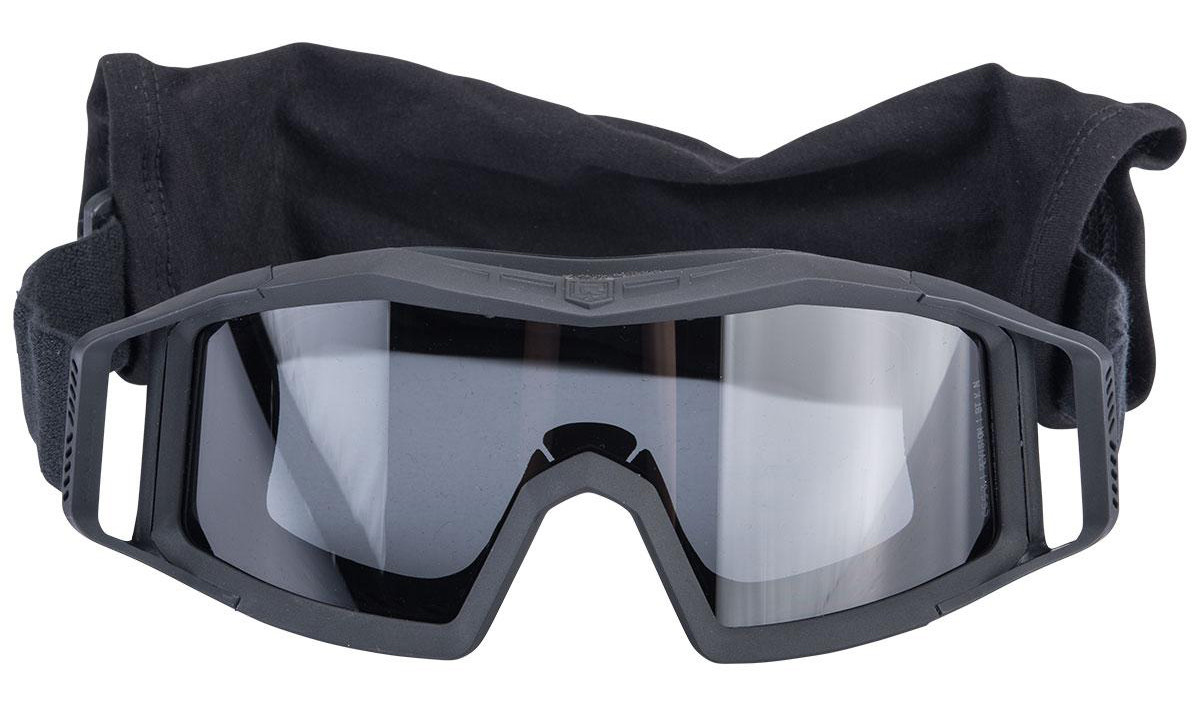 Revision Wolfspider Ballistic Goggles Deluxe Kit (Color: Black Frame ...