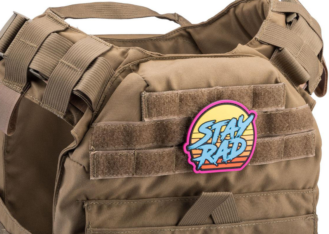 Mil-Spec Monkey "Stay Rad Sunset" PVC Morale Patch - Hero Outdoors