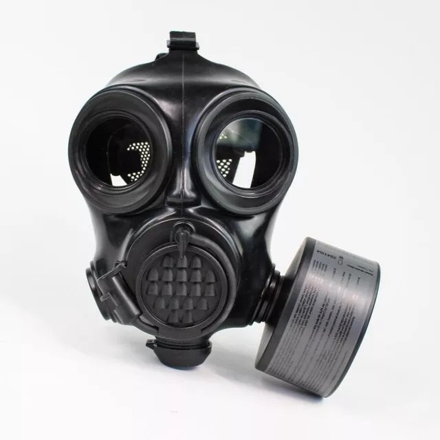 Nato OM-90 Adult Gas Mask w/Mask, Filter, Bag & Protective Suit (Sealed ...
