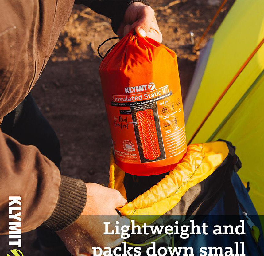 Klymit Static V Insulated Sleeping Pad - Hero Outdoors
