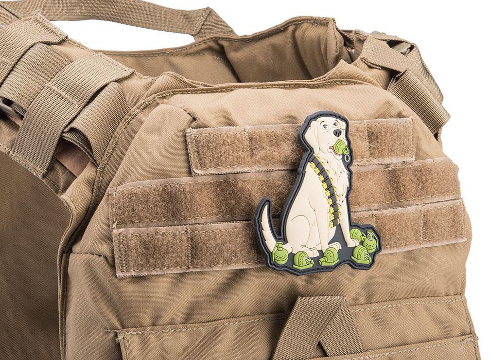 Patch Fiend Tactical Dog Series PVC Morale Patch (Design: "Go Fetch ...