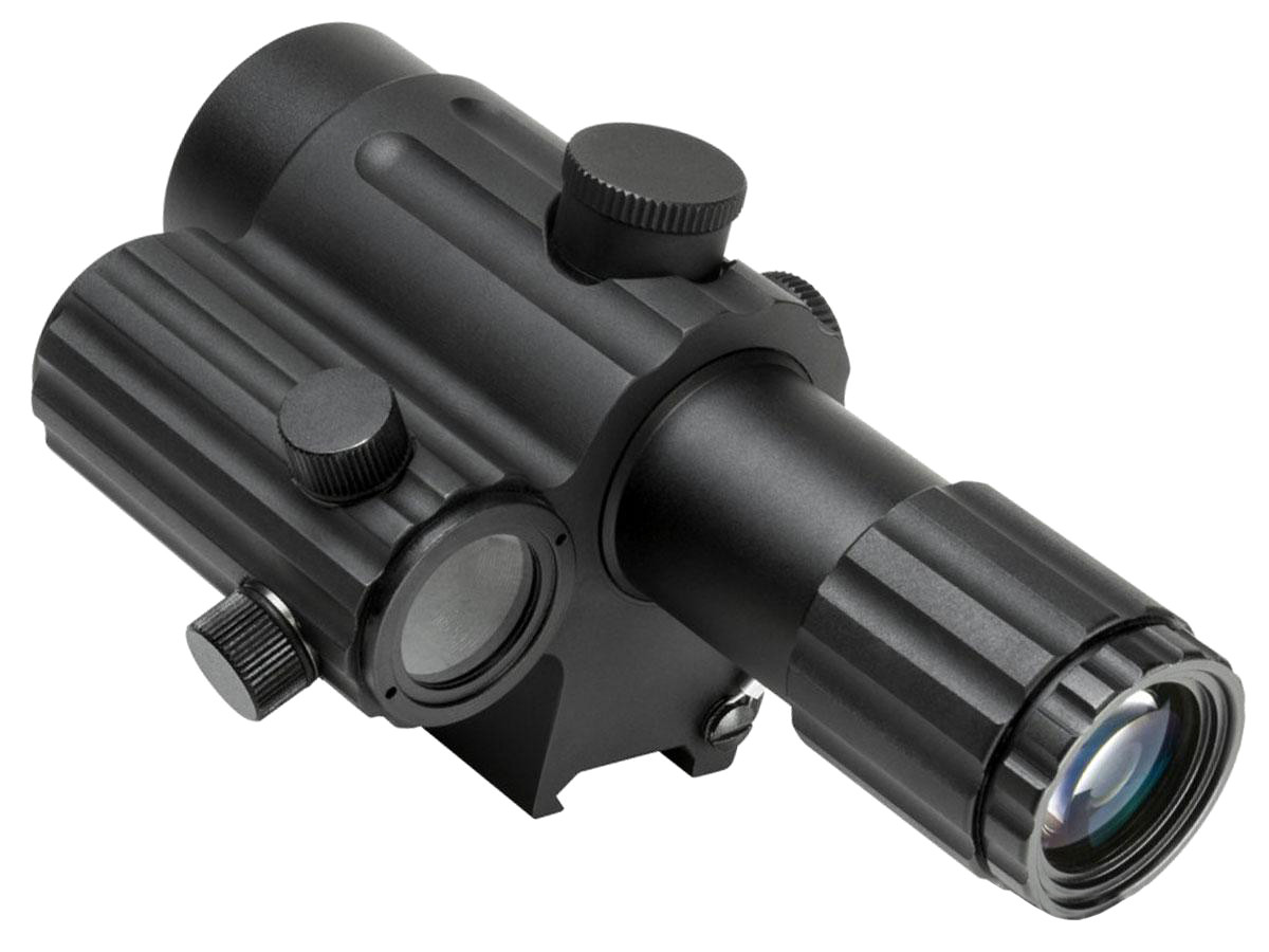 VISM by NcSTAR DUO Series 4x34 Scope w/ Built-In Left Handed Green Dot ...