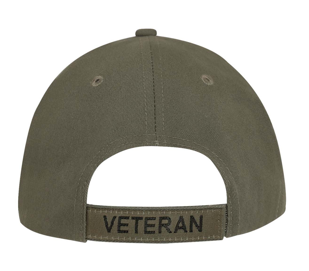 Rothco Deluxe Low Profile Army Veteran Cap - Olive Drab - Hero Outdoors