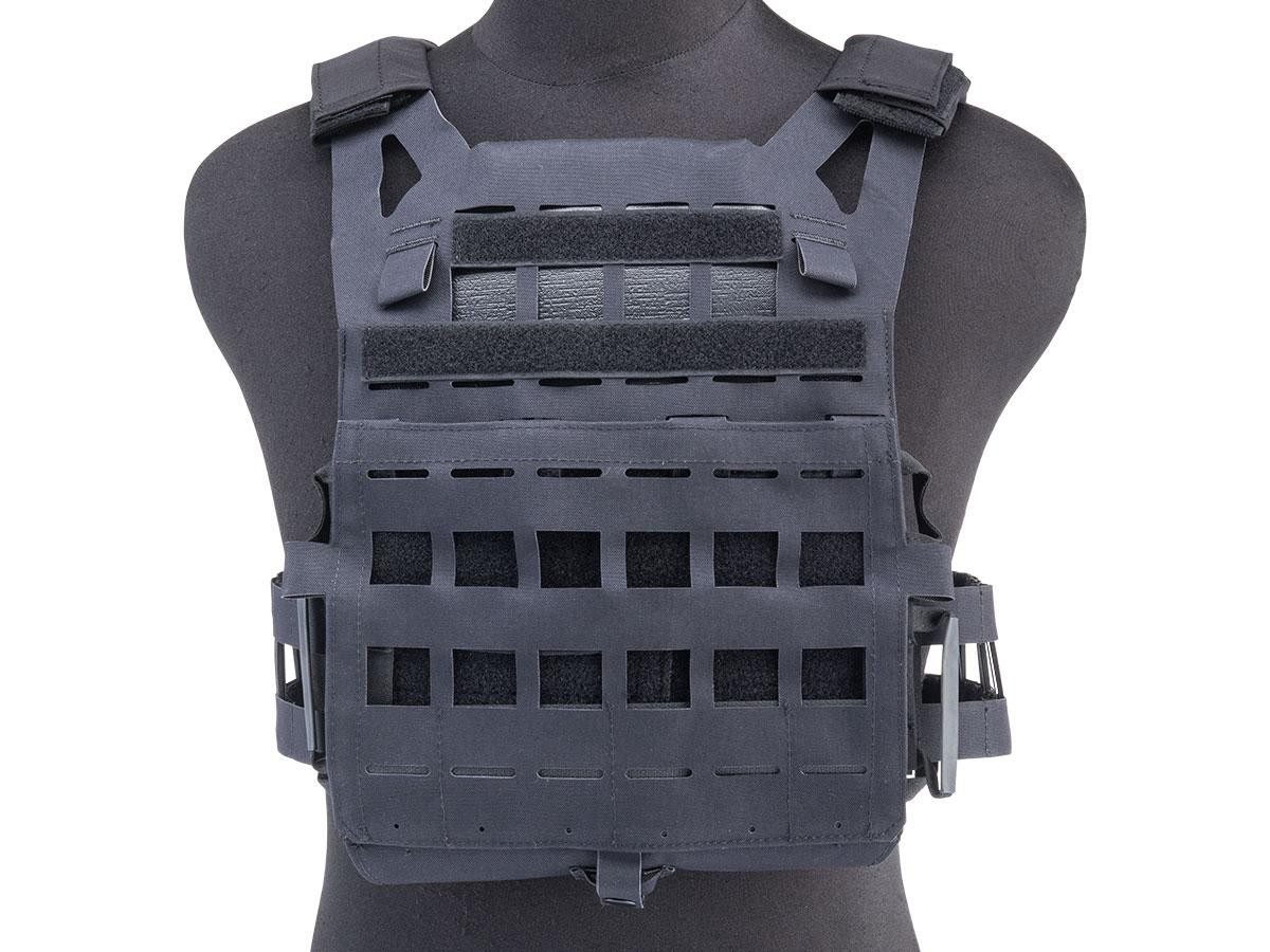 Matrix Lightframe Series Tactical Laser-Cut Plate Carrier (Color: Black ...