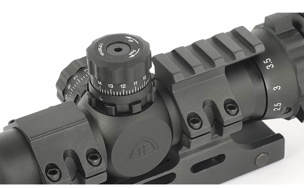 Trinity Force 1-4x28 Illuminated Assault Scope w/ Micro Red Dot Sight ...